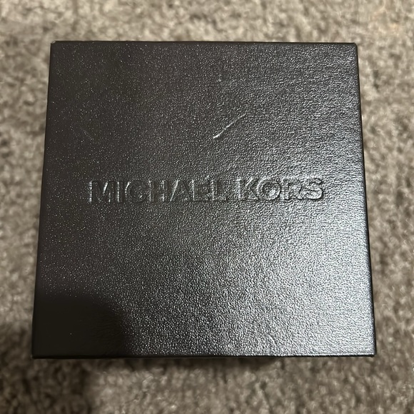 Michael Kors | Accessories | New In Box Mens Black Michael Kors Watch ...